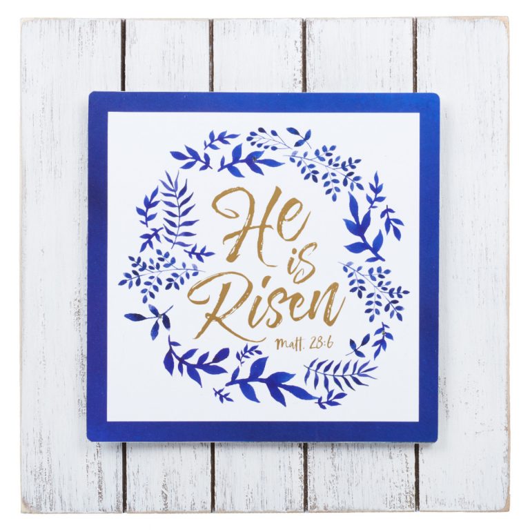 He Is Risen Plaque – CLC Book House